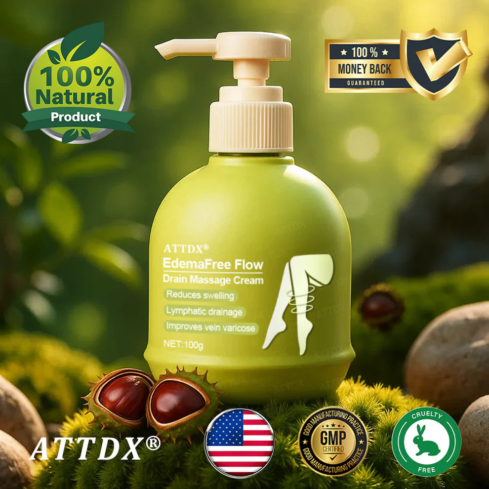 Crema de masaje para drenaje ATTDX® EdemaFree Flow – Timilk®